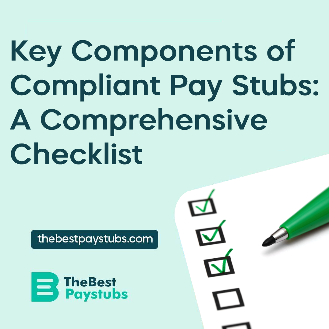 Pay Stub Generator - Check Stub Maker, Paycheck Stub Creator | The Best ...