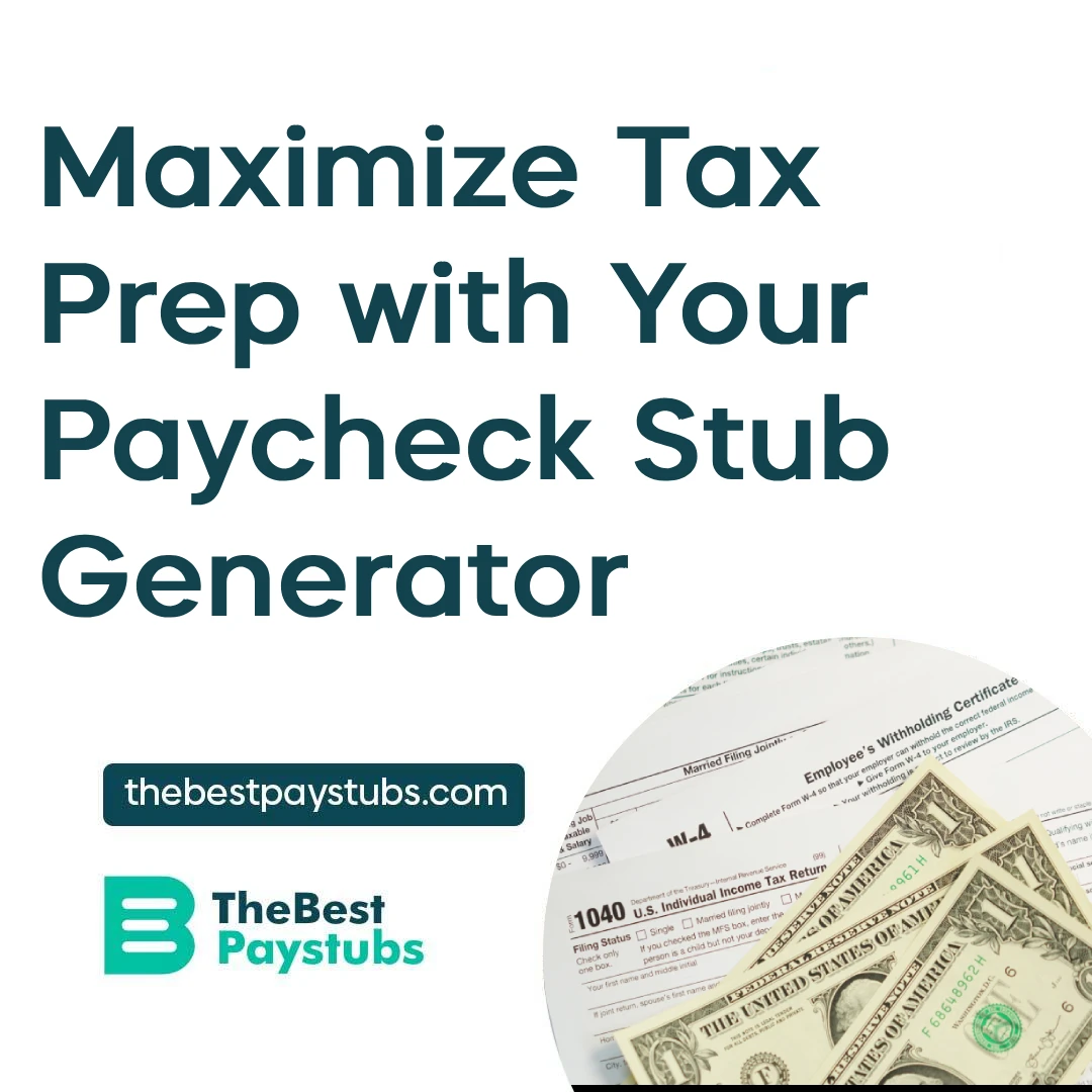 Maximize Tax Prep with Your Paycheck Stub Generator