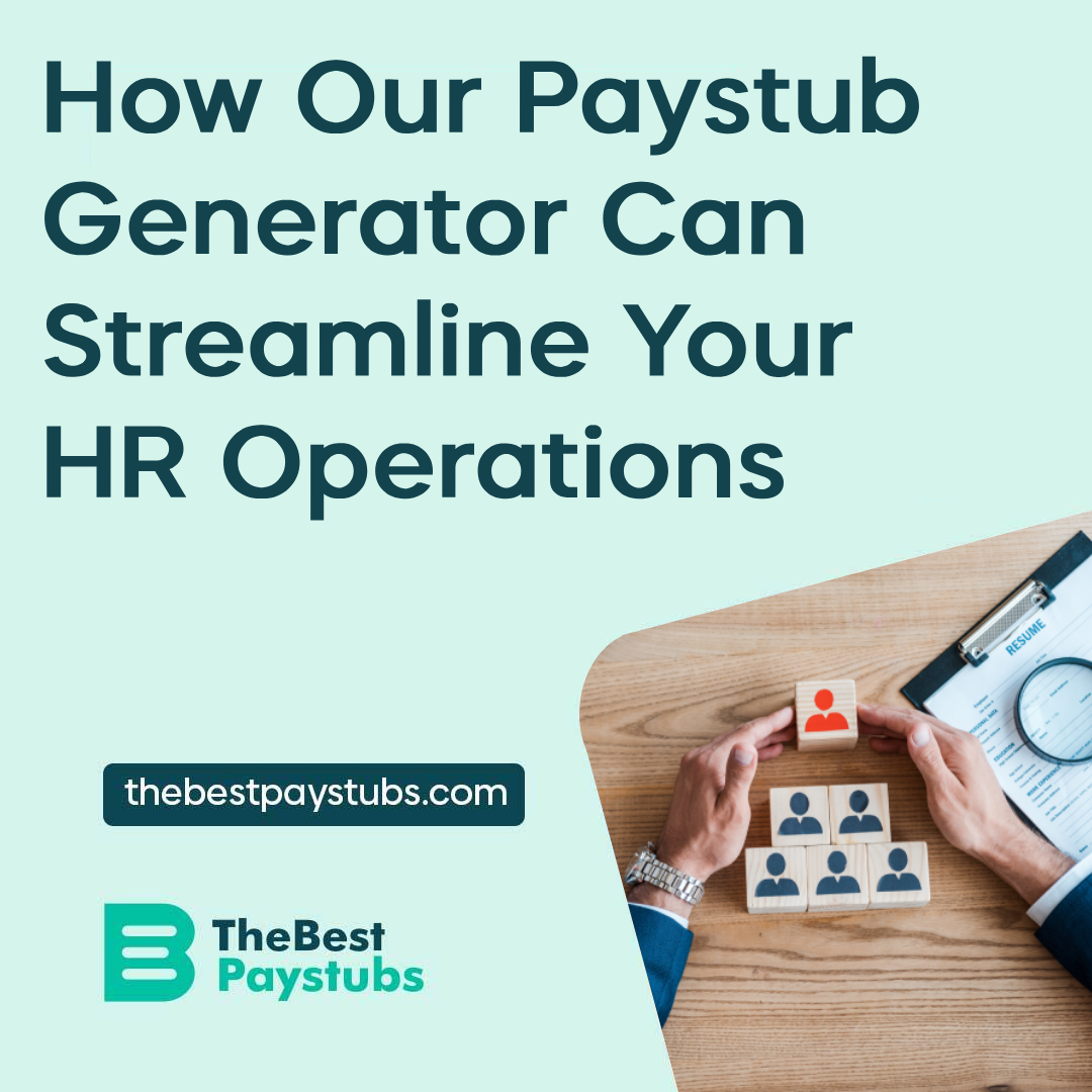 Pay Stub Generator - Check Stub Maker, Paycheck Stub Creator | The Best Paystubs