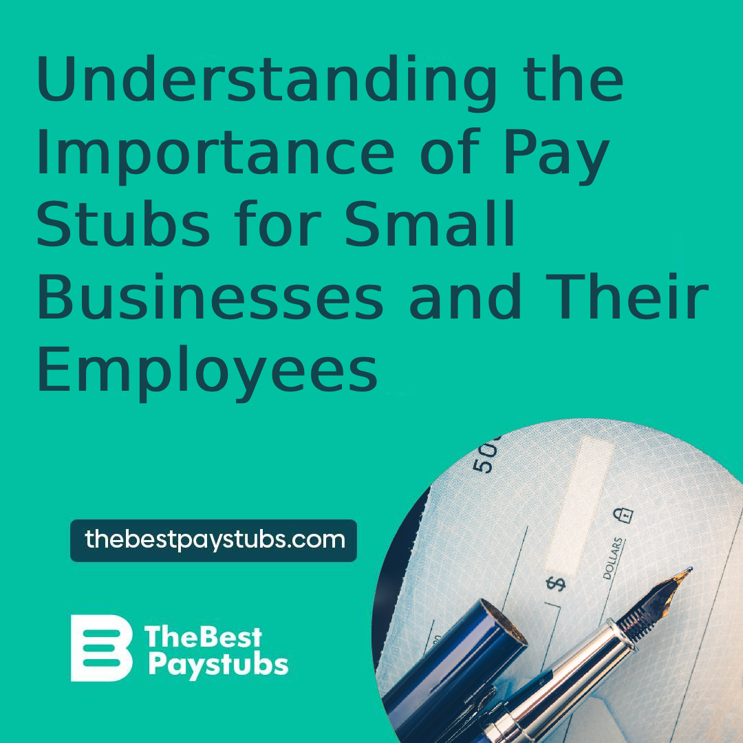 Pay Stub Generator - Check Stub Maker, Paycheck Stub Creator | The Best ...